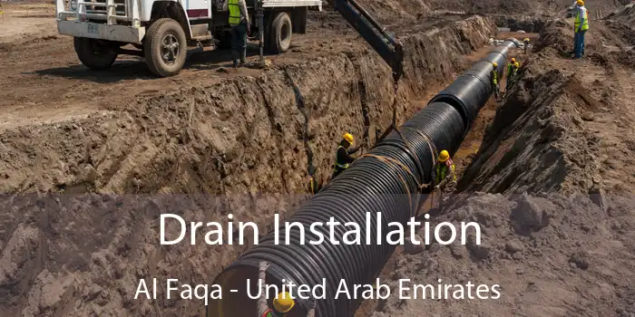 Drain Installation Al Faqa - Drainage Pipe Installation Al Faqa